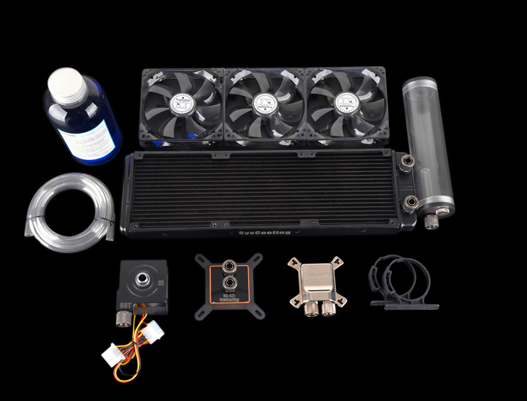 Syscooling high performance cooling system computer cpu and gpu water ...