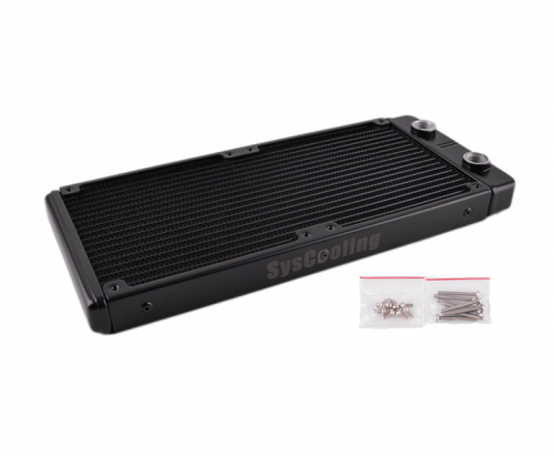 Syscooling AS240-T Pure Aluminum Water Cooler Radiators 30mm Thickness ...